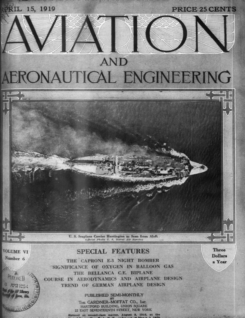 Aviation and Aeronautical Engineering, Vol. VI, No. 6, April 15th 1919