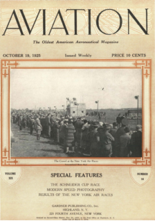 Aviation Week, Vol. XIX, No. 16, October 19th 1925