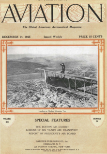 Aviation Week, Vol. XIX, No. 24, December 14th 1925