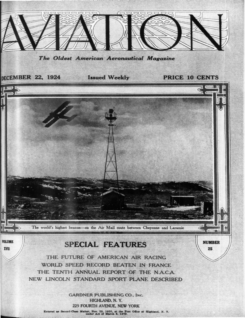 Aviation Week, Vol. XVII, No. 25, December 22th 1924