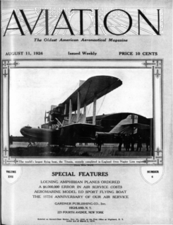 Aviation Week, Vol. XVII, No. 6, August 11th 1924