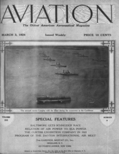Aviation Week, Vol. XVI, No. 9, March 3rd 1924