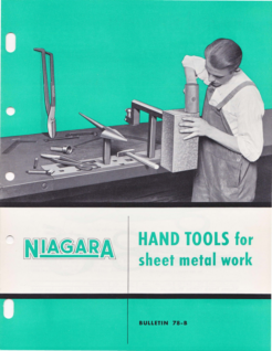 Niagara Machine & Tool Works Tools & Machines For Sheet Metal Work ...