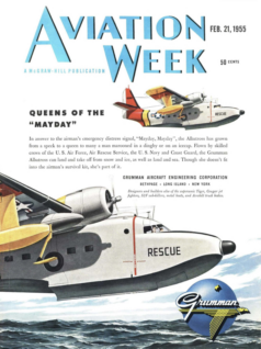 Aviation Week, Vol. LXII, No. 8, February 21th 1955