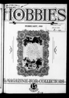Hobbies the magazine for collectors Vol. 39 No. 12 Feb. 1935