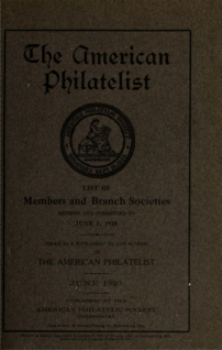 The American Philatelist, List of Members and Branch Societies, Revised ...