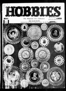 Hobbies the magazine for collectors Vol. 55 No. 3 May 1950
