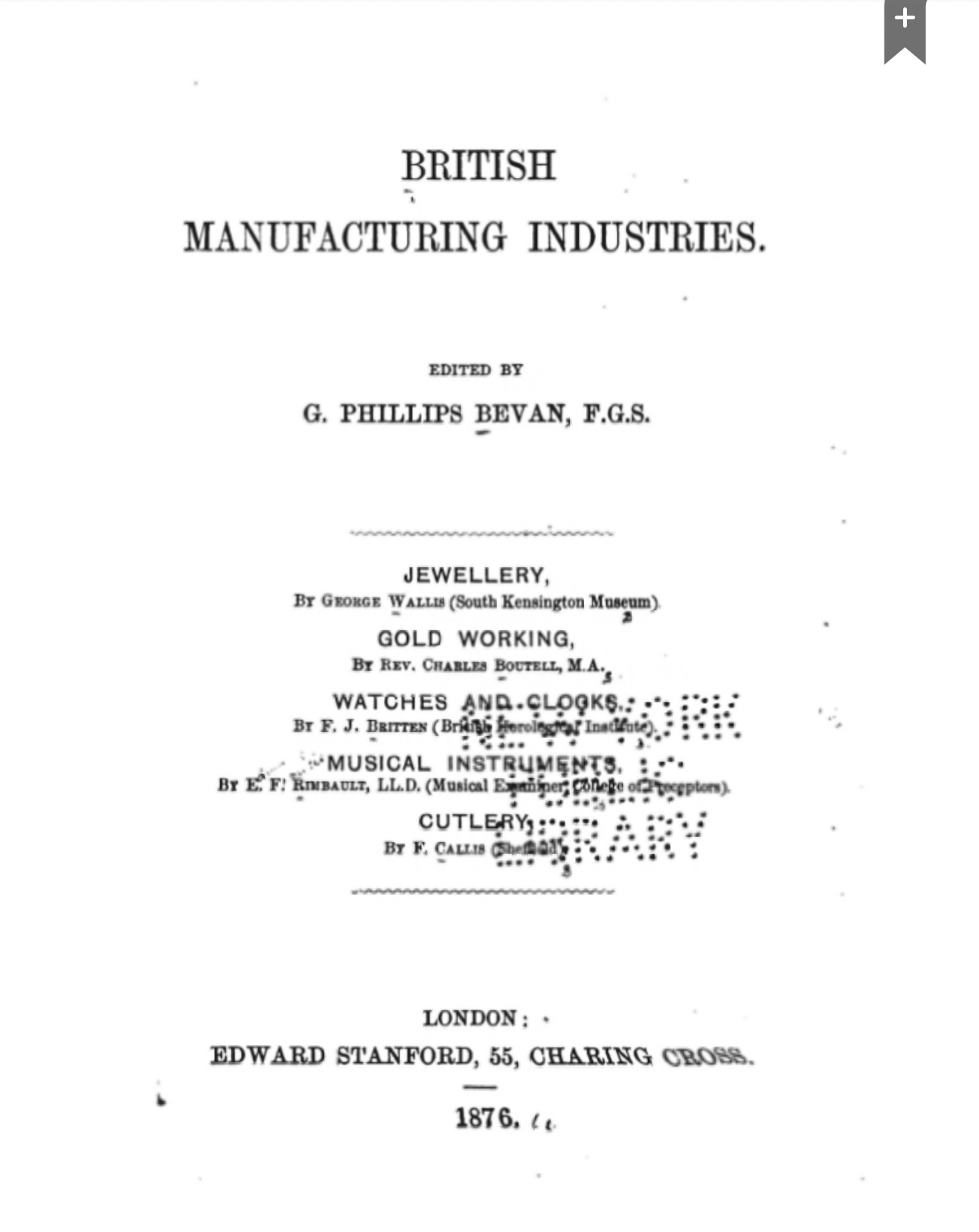 British Manufacturing Industries: Jewellery, By G. Wallis. Gold Working ...