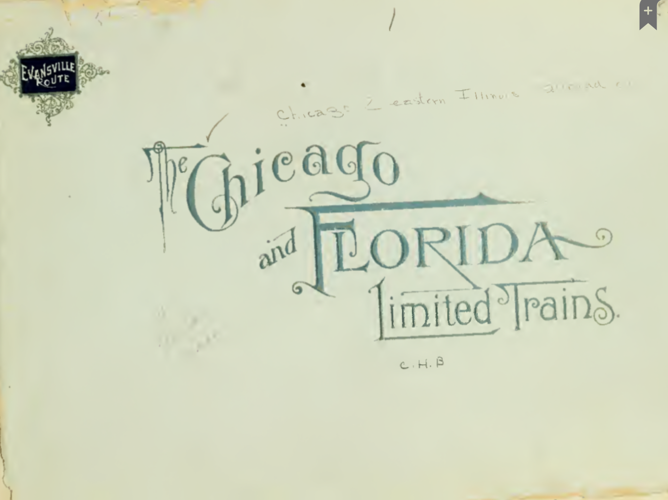 The Chicago and Florida limited trains